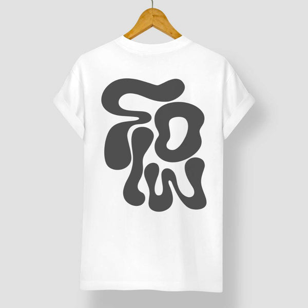 FLOW - Tee – burnt peach.