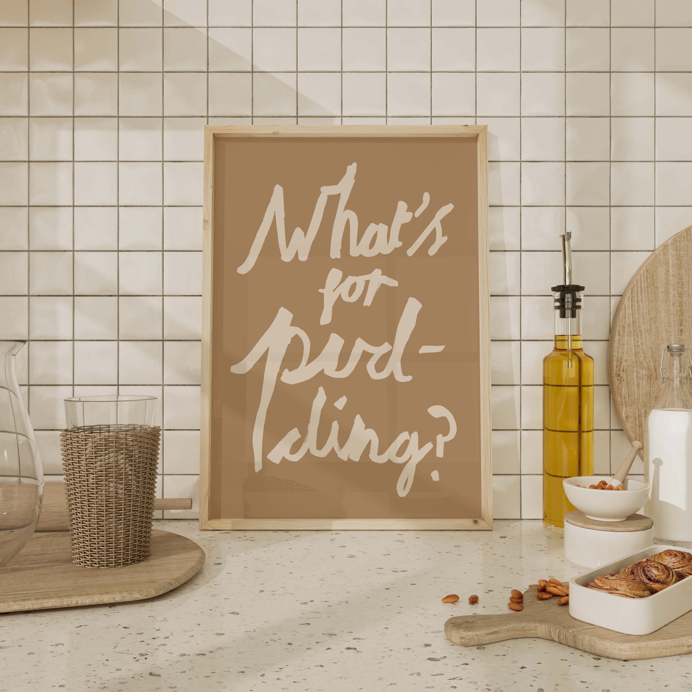 What's for pudding? – burnt peach.