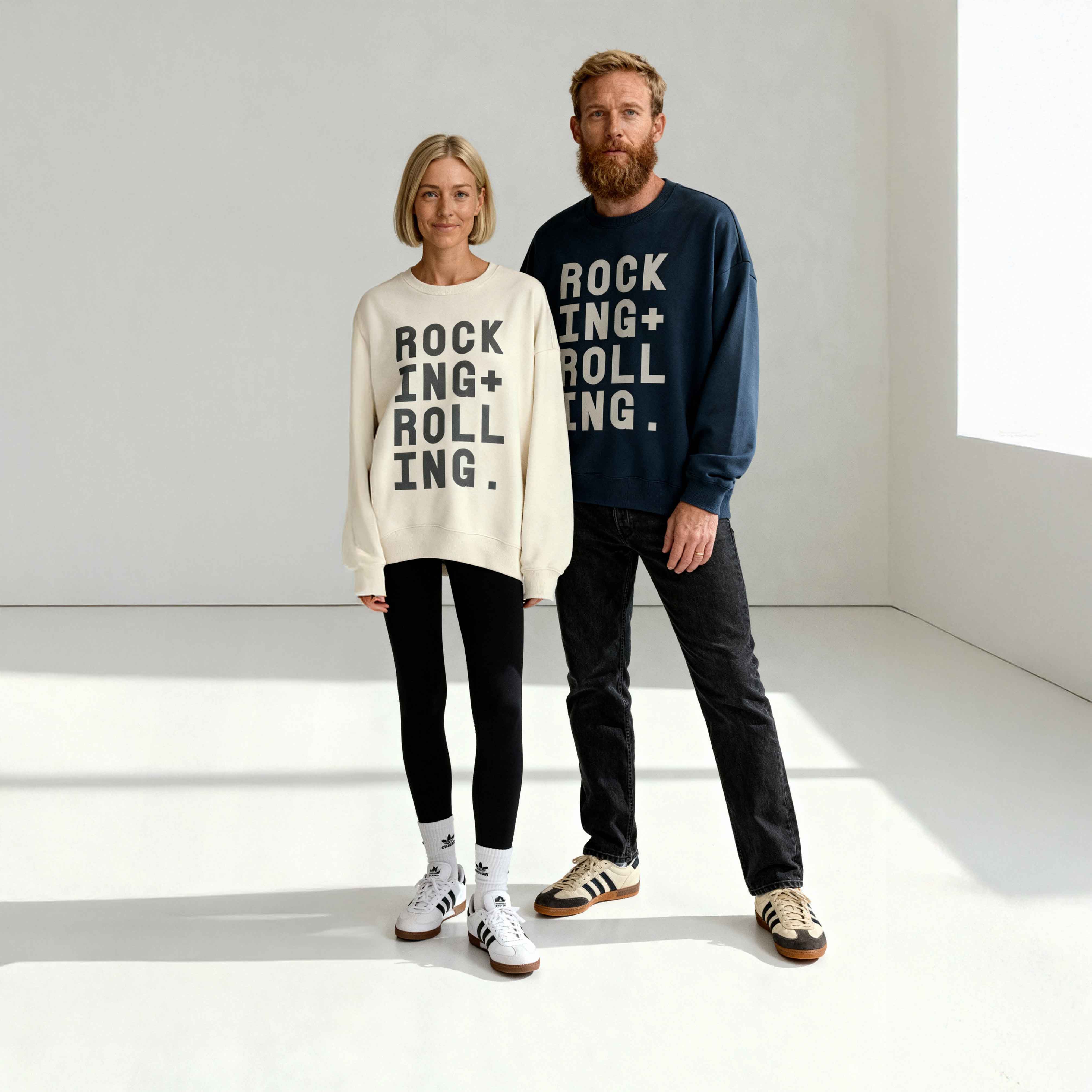 SWEATSHIRTS – burnt peach.