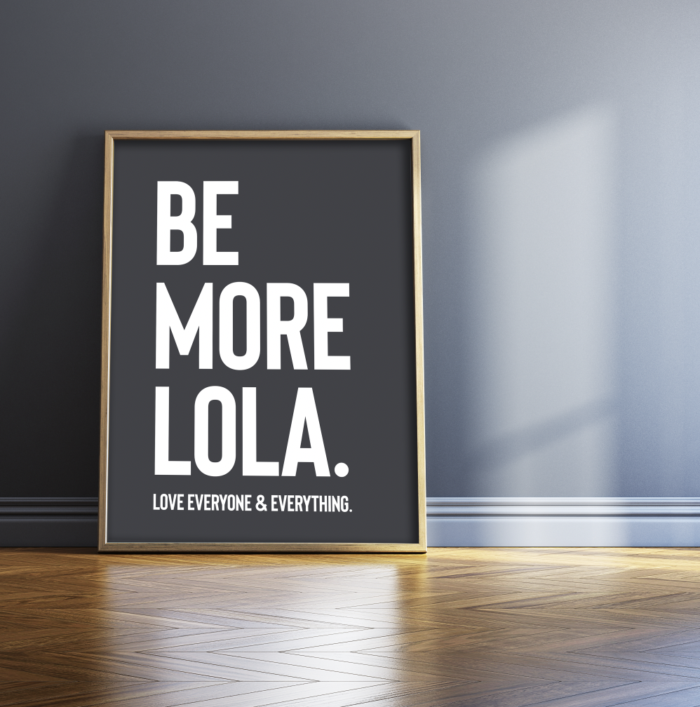 Be More... – burnt peach.