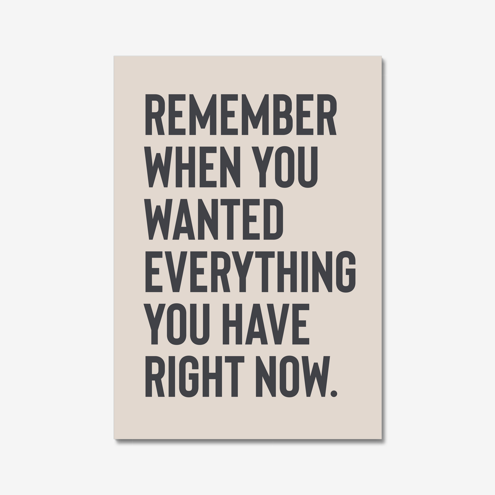 Remember When... - Wall Art Print – burnt peach.