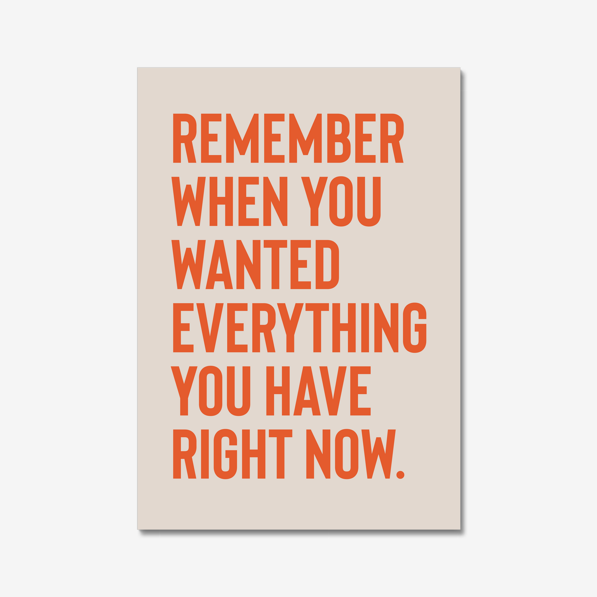 Remember When... - Wall Art Print – burnt peach.
